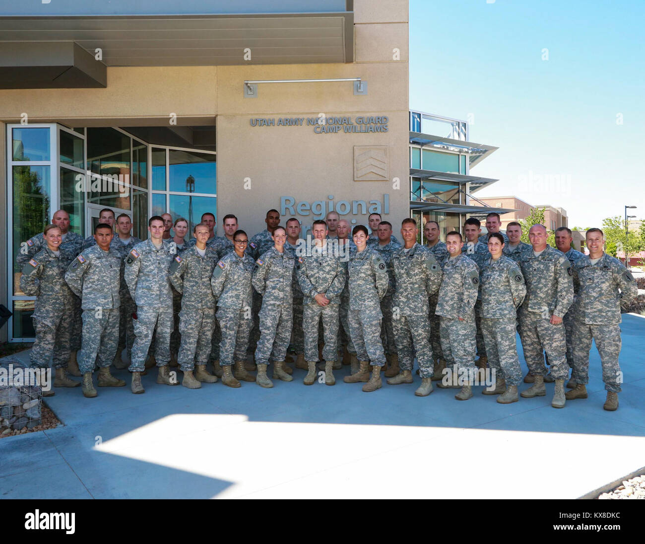 Enlisted Soldiers of the Utah Army National Guard gathered for a town ...
