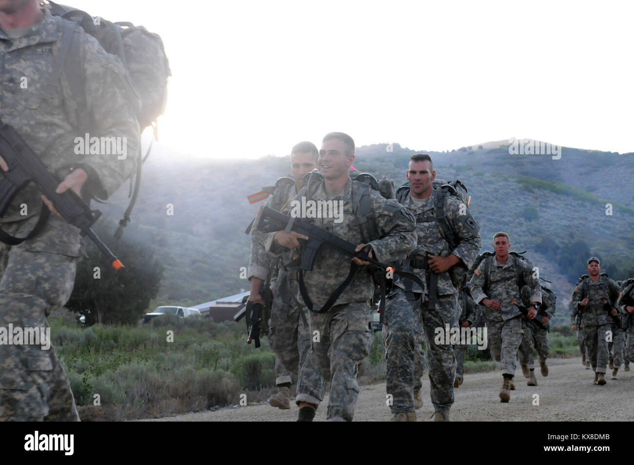US Army National Guard training Stock Photo - Alamy