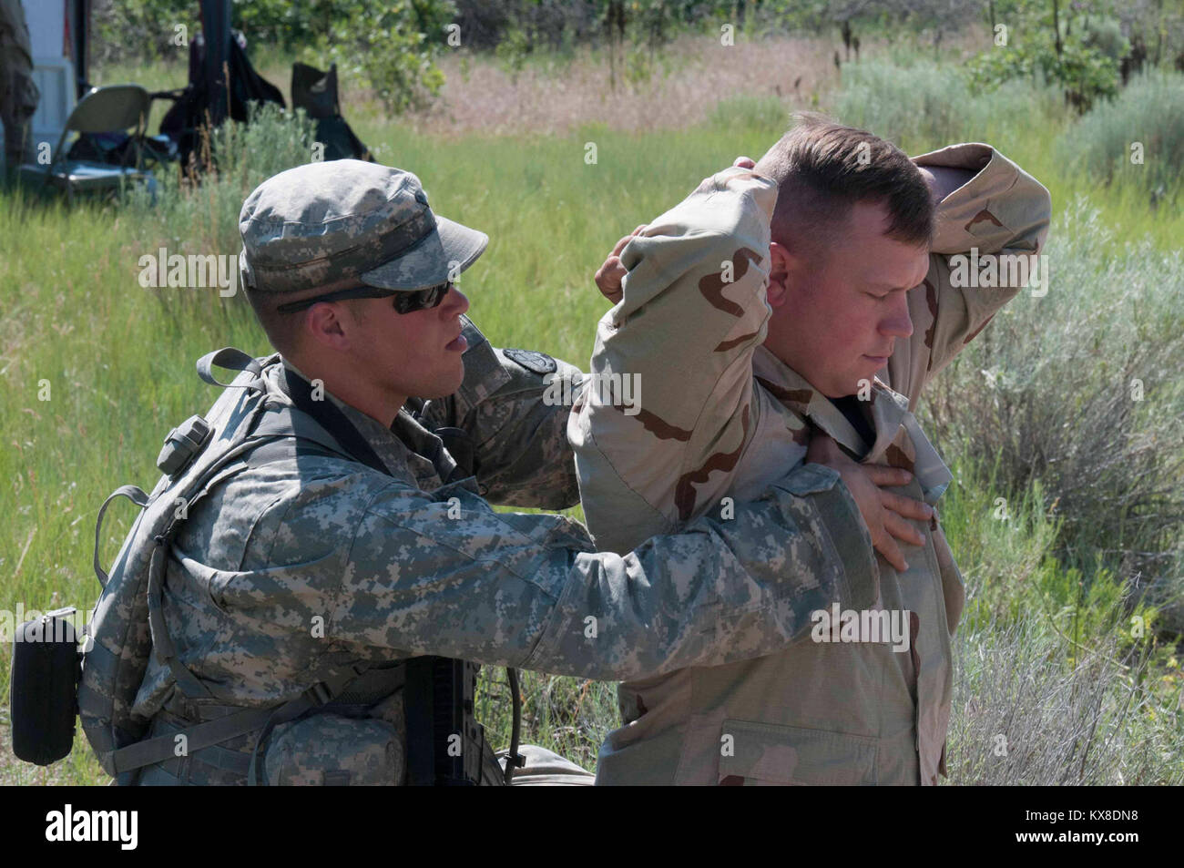 US Army National Guard training Stock Photo - Alamy