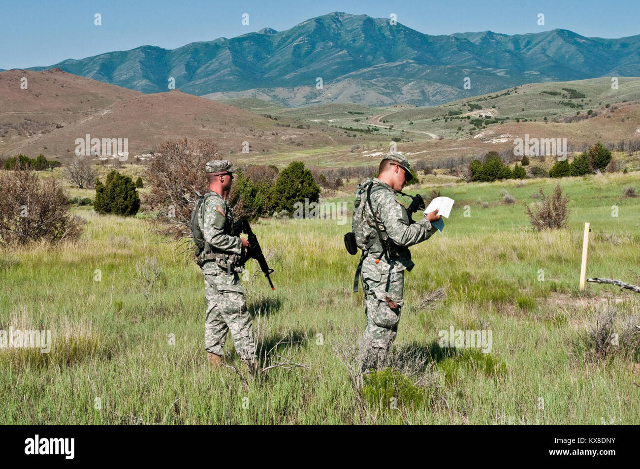 US Army National Guard training Stock Photo - Alamy