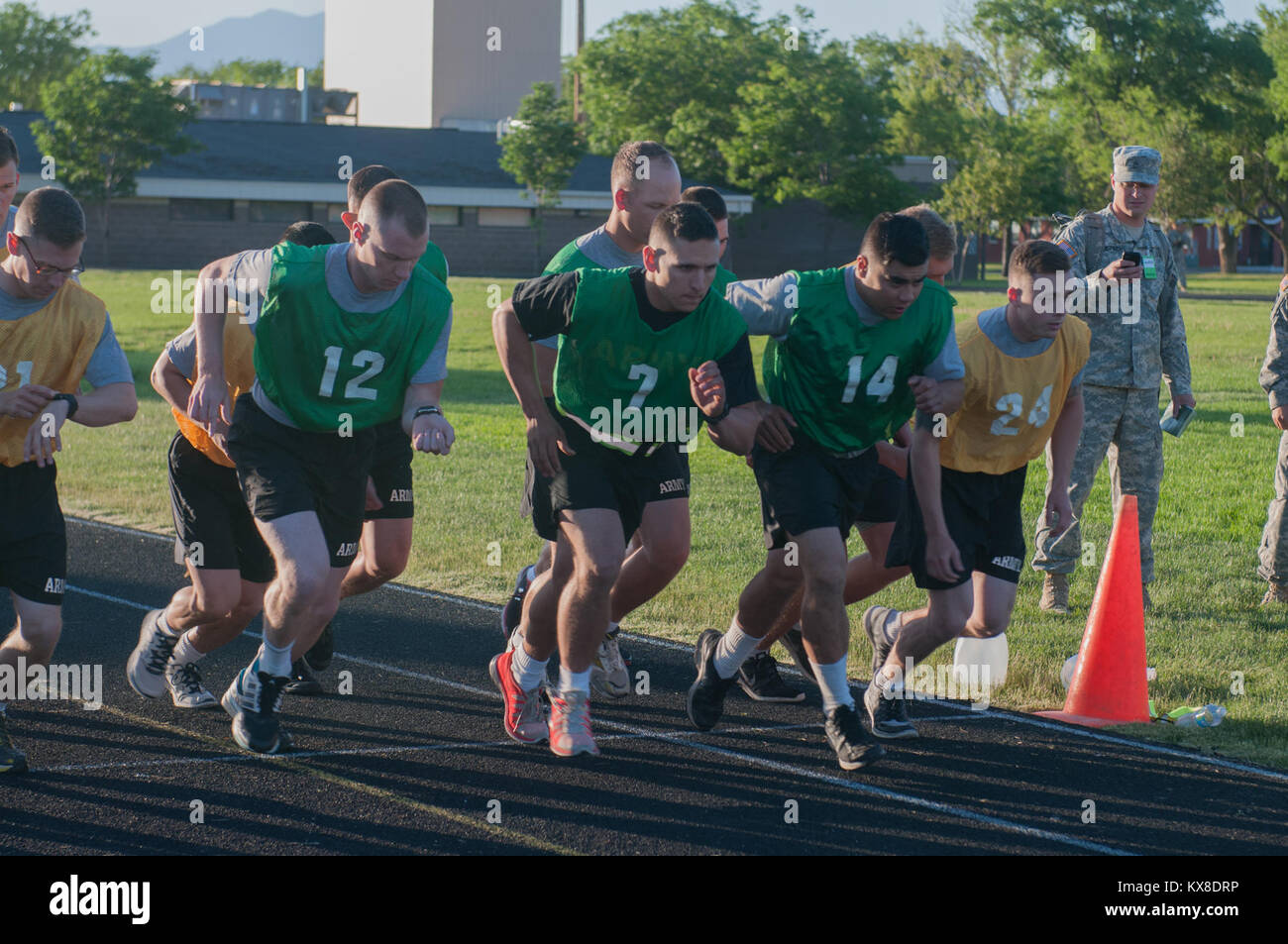 US Army National Guard sports exercise Stock Photo - Alamy