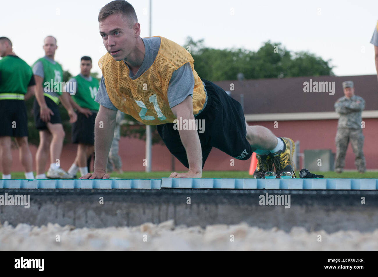 US Army National Guard sports exercise Stock Photo - Alamy