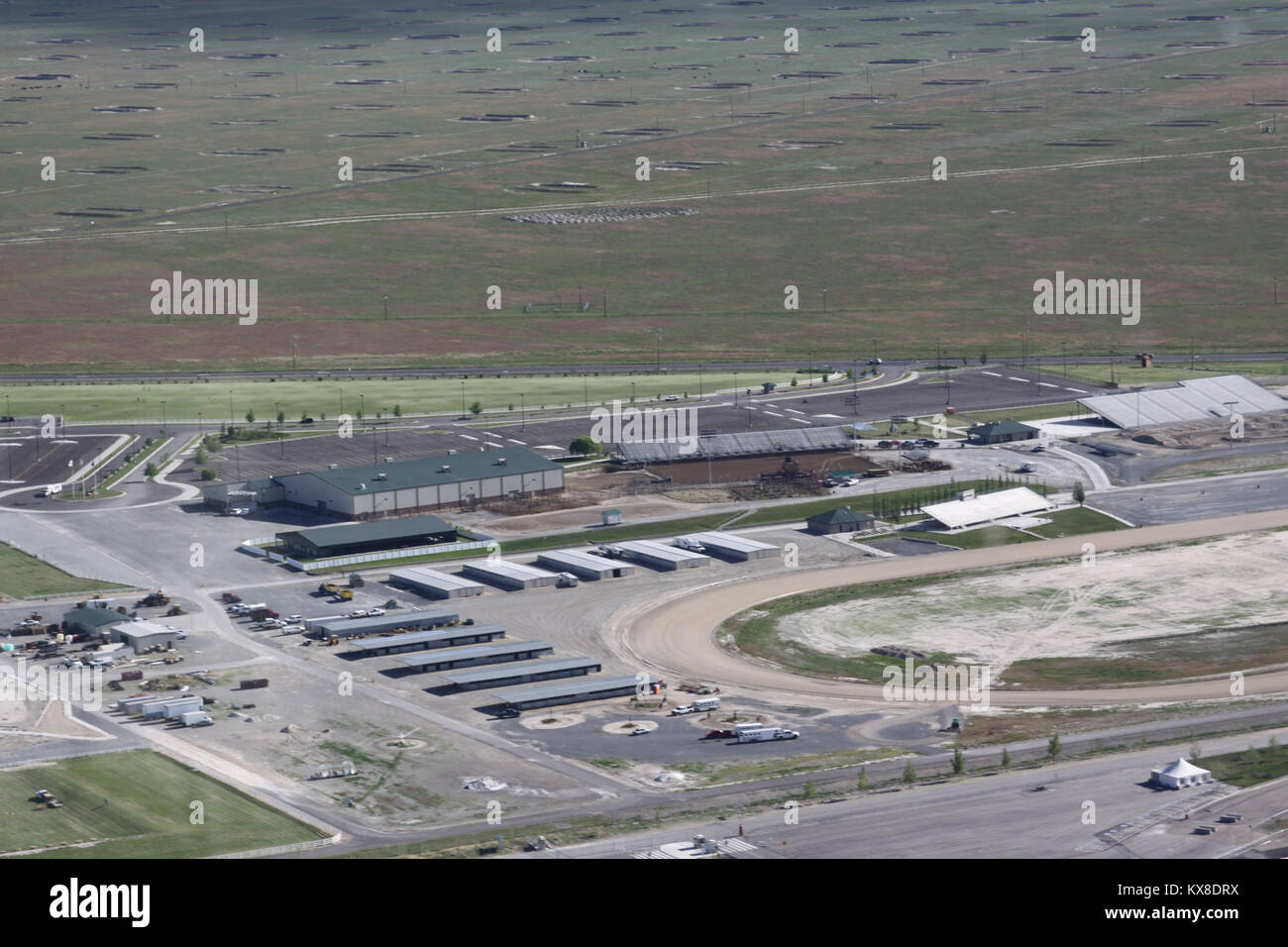 US Army National Guard base camp Stock Photo - Alamy