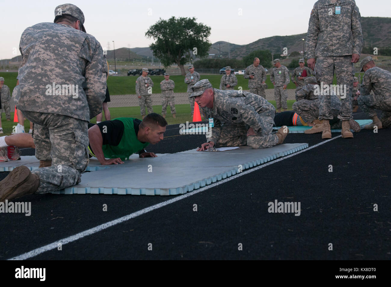 US Army National Guard sports exercise Stock Photo - Alamy