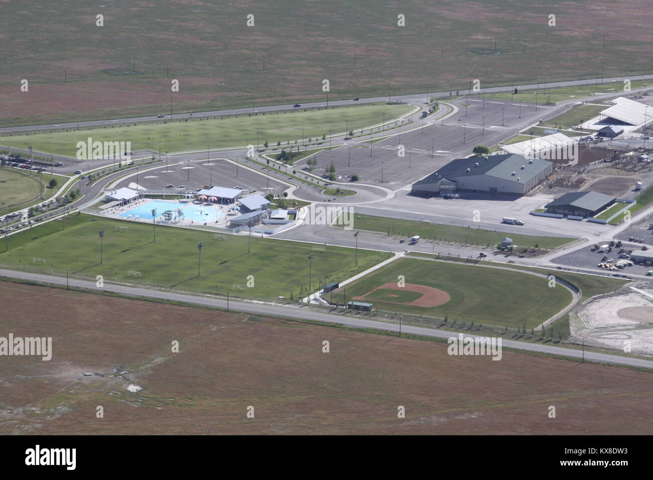 US Army National Guard base camp Stock Photo - Alamy