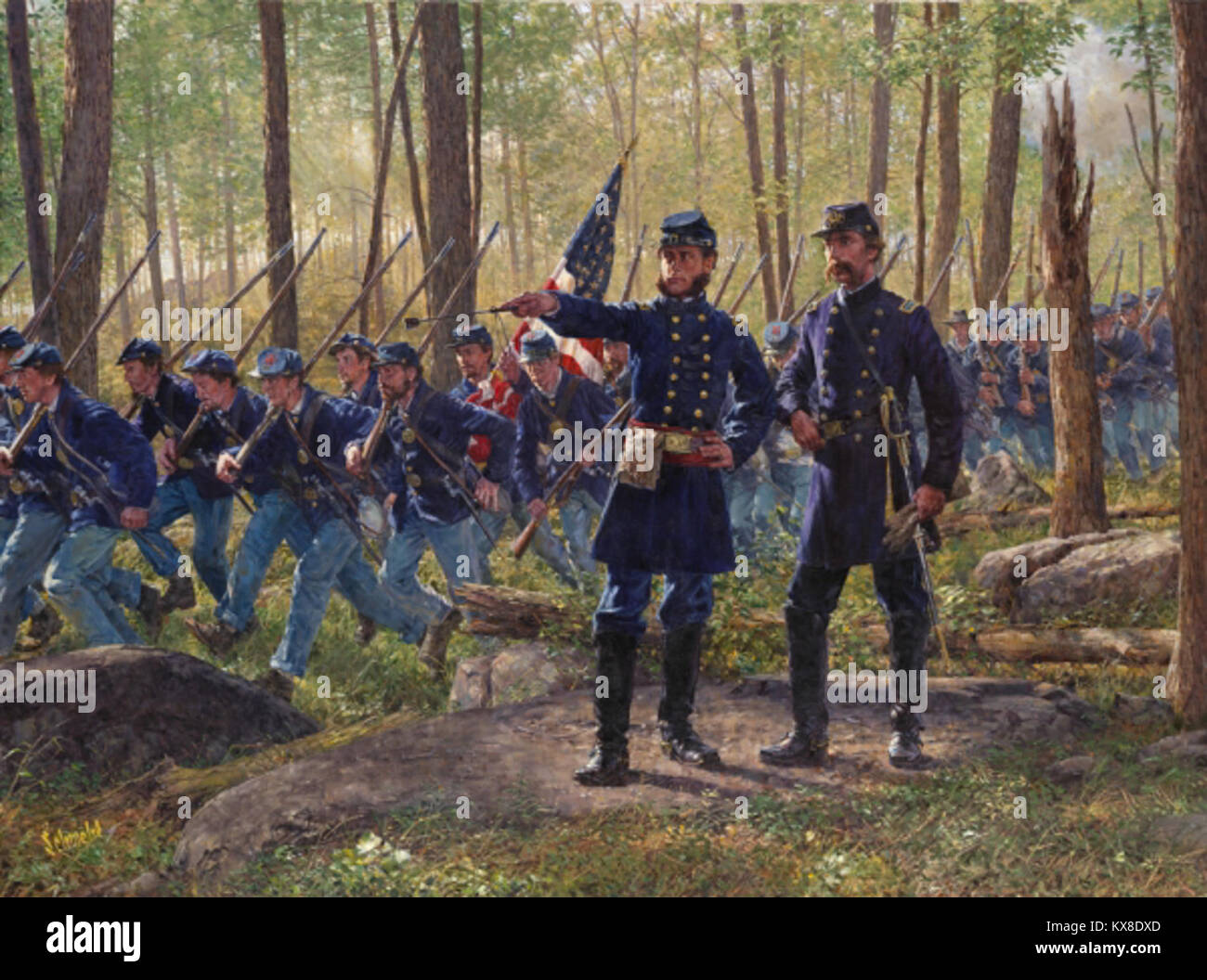 US military vintage historic print photograph Stock Photo - Alamy