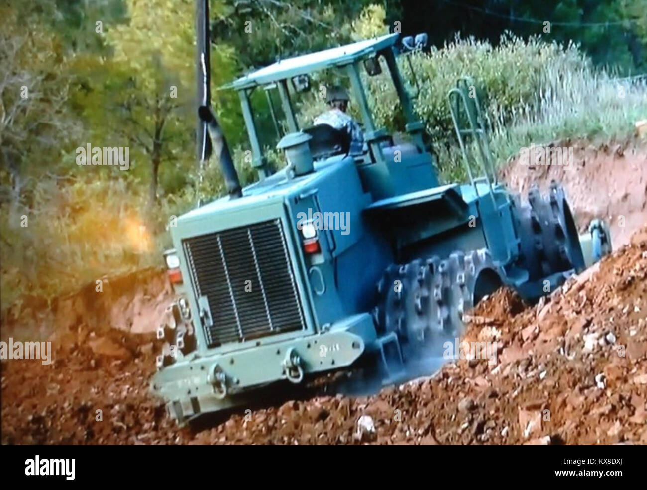 US Army National Guard bulldozer Stock Photo - Alamy