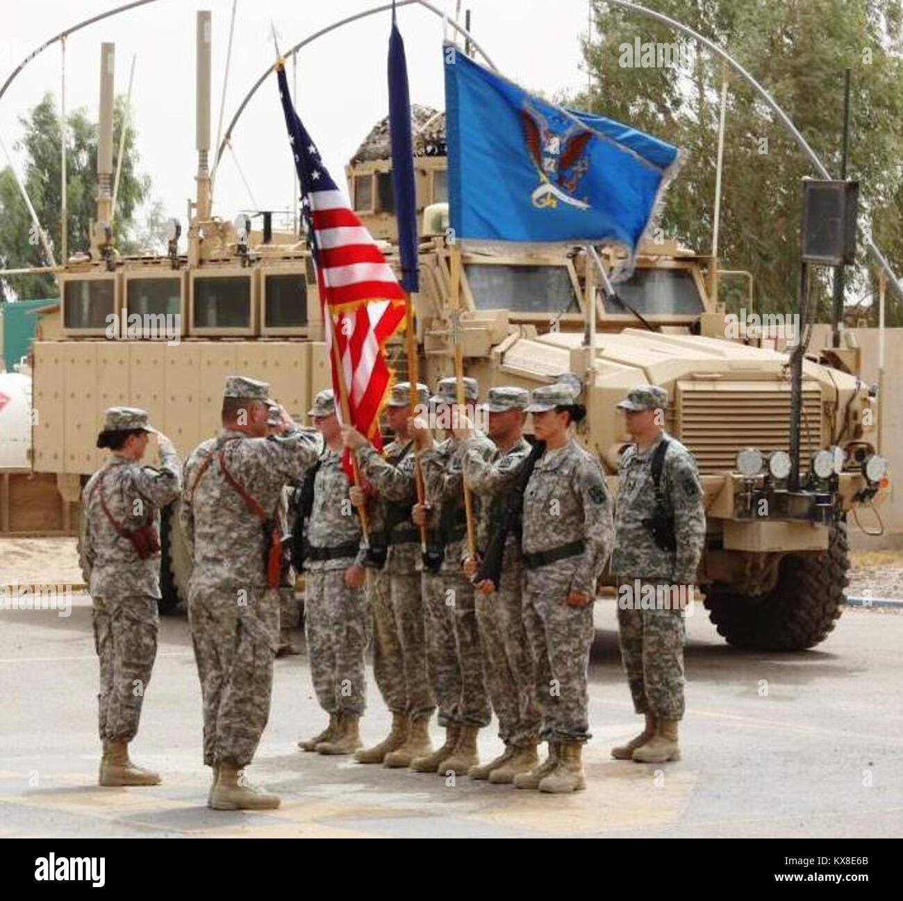 US army parade with armoured car Stock Photo - Alamy