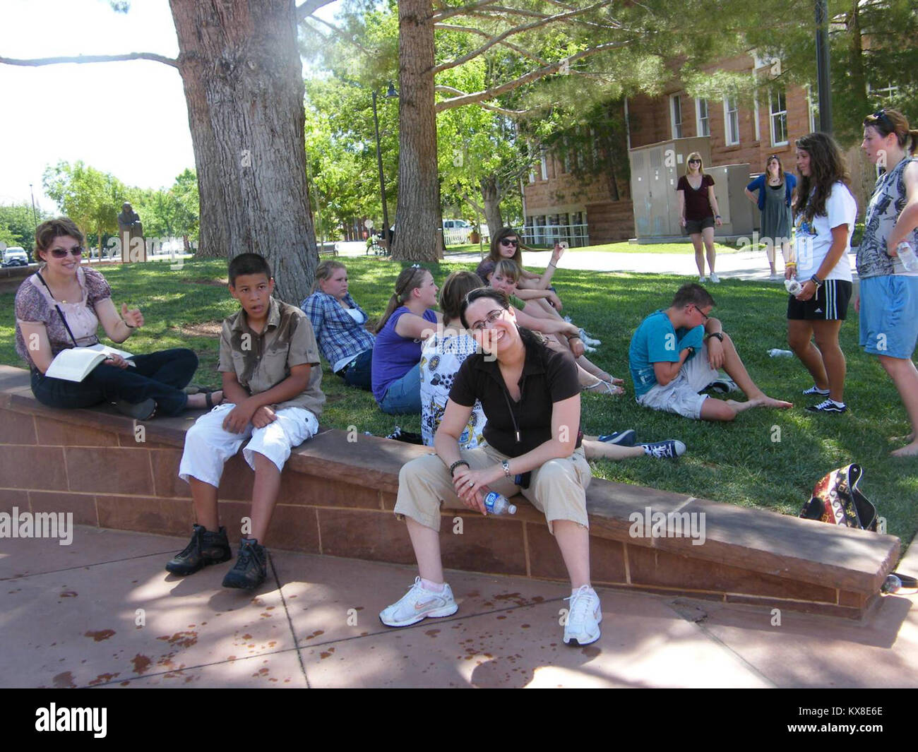 U.S. military families having fun day out Stock Photo - Alamy