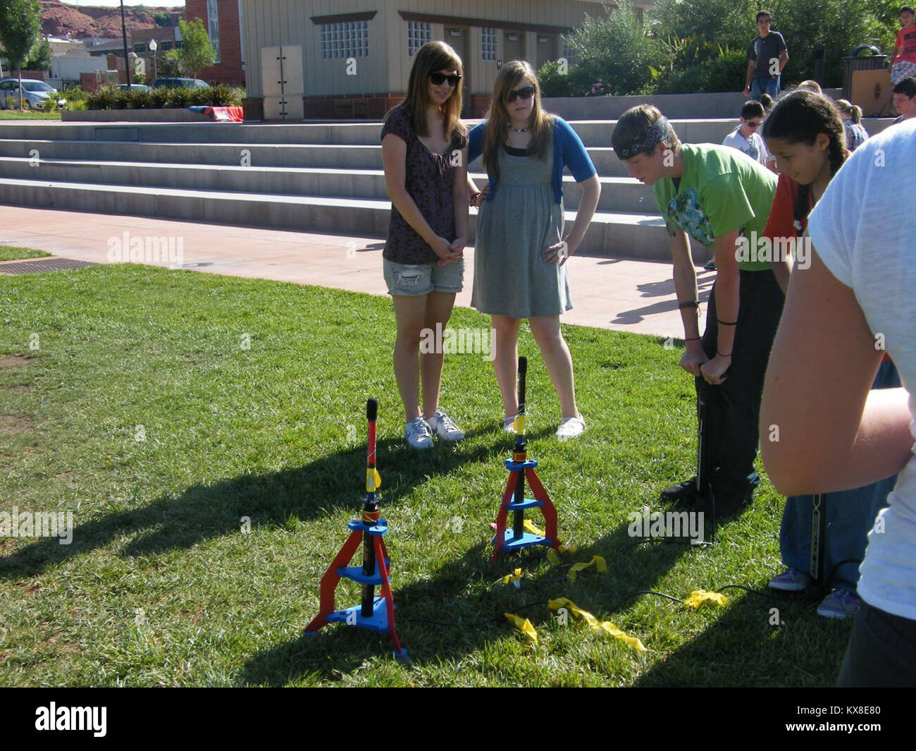 US military families sports and fun day Stock Photo - Alamy