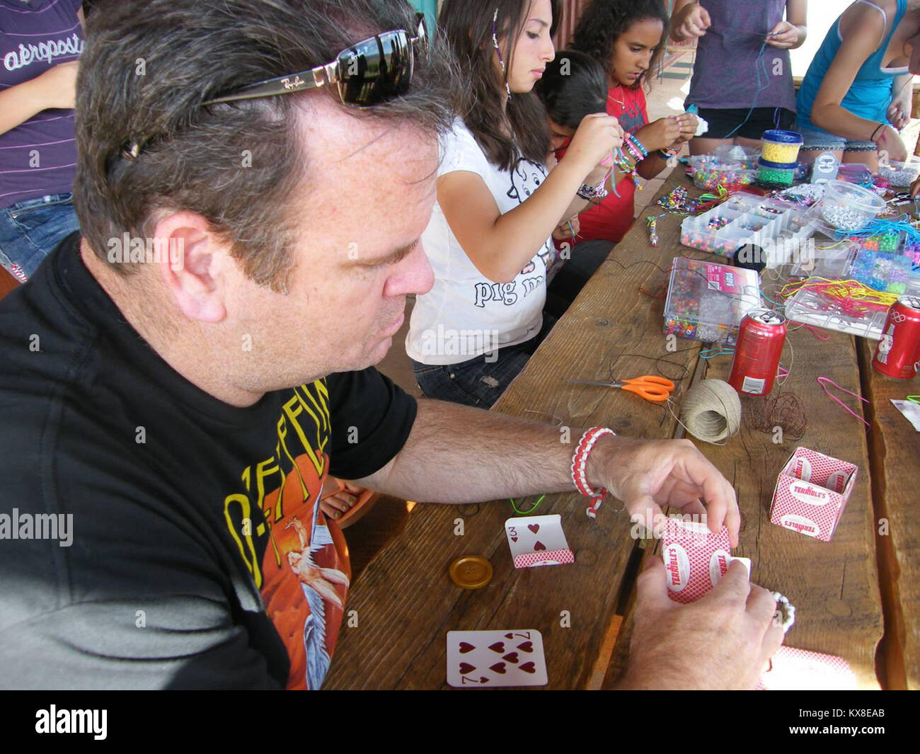 U.S. military families having fun day out Stock Photo - Alamy