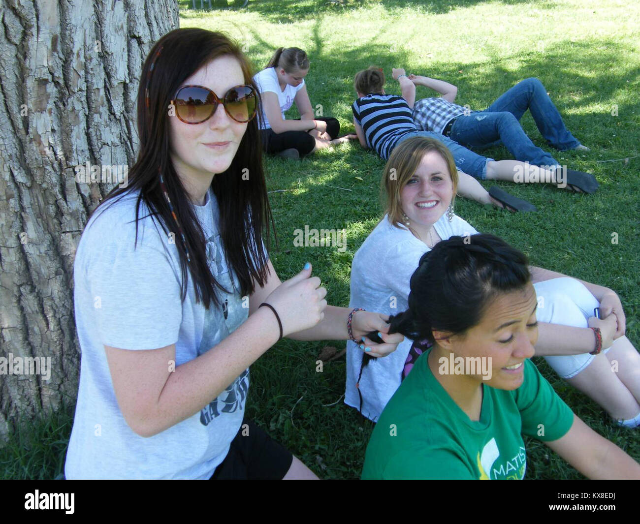 U.S. military families having fun day out Stock Photo - Alamy