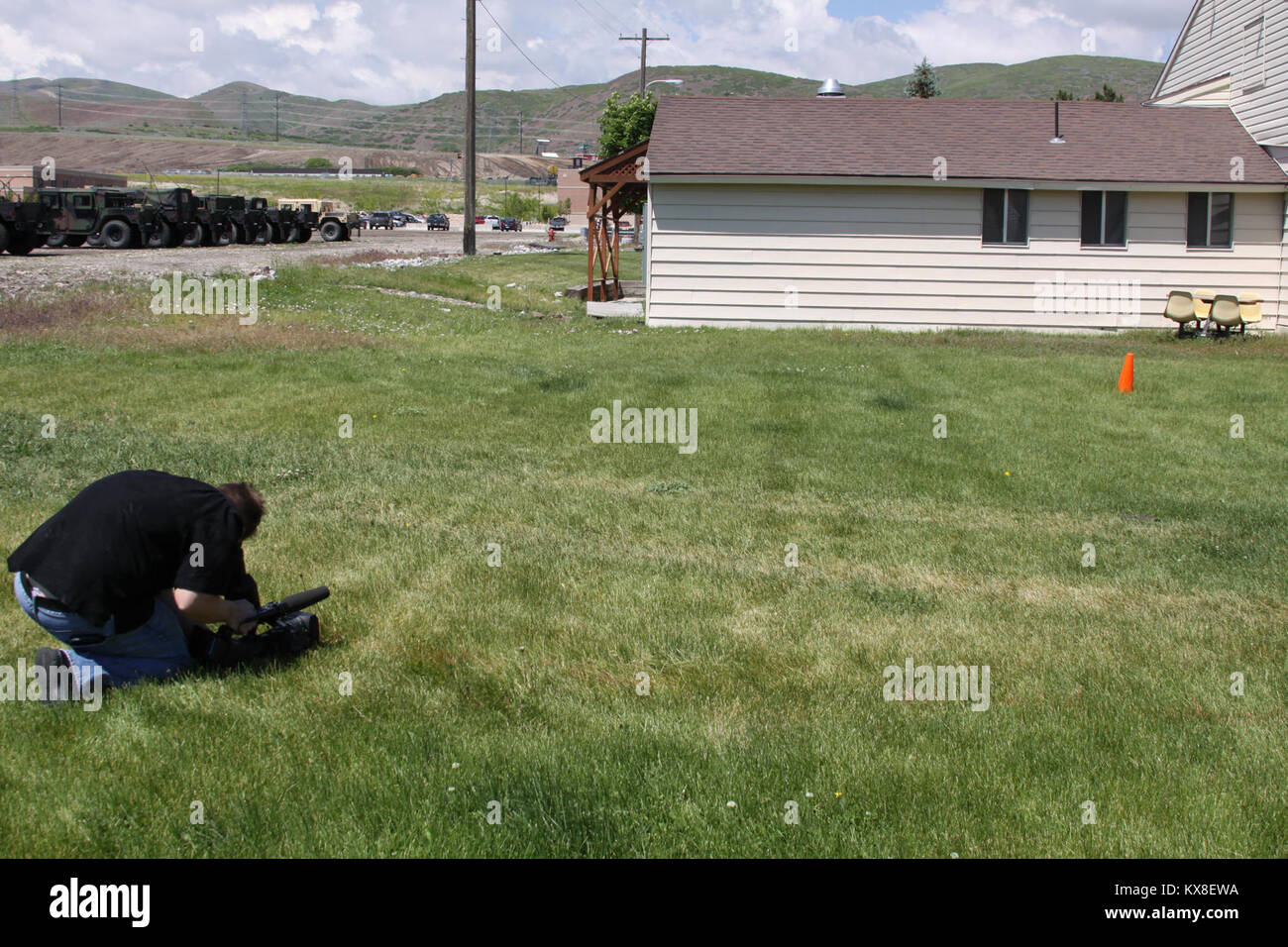 US military base housing construction Stock Photo - Alamy