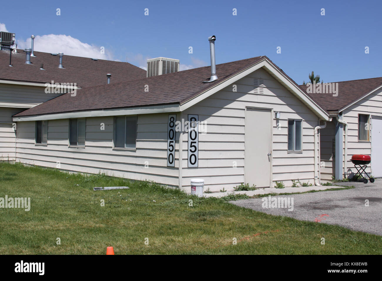 US military base housing construction Stock Photo - Alamy