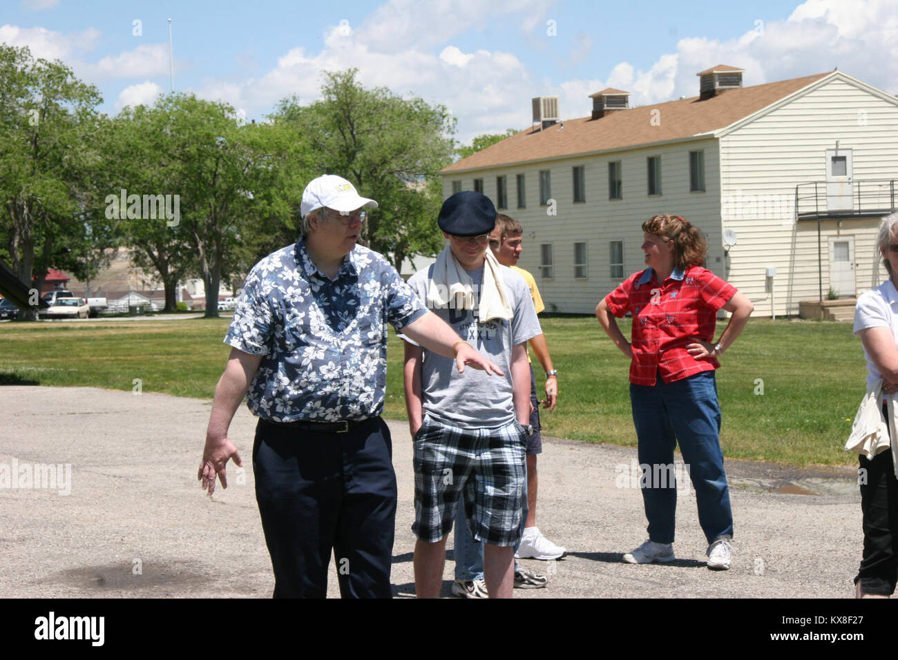US Boy Scouts base housing construction Stock Photo - Alamy