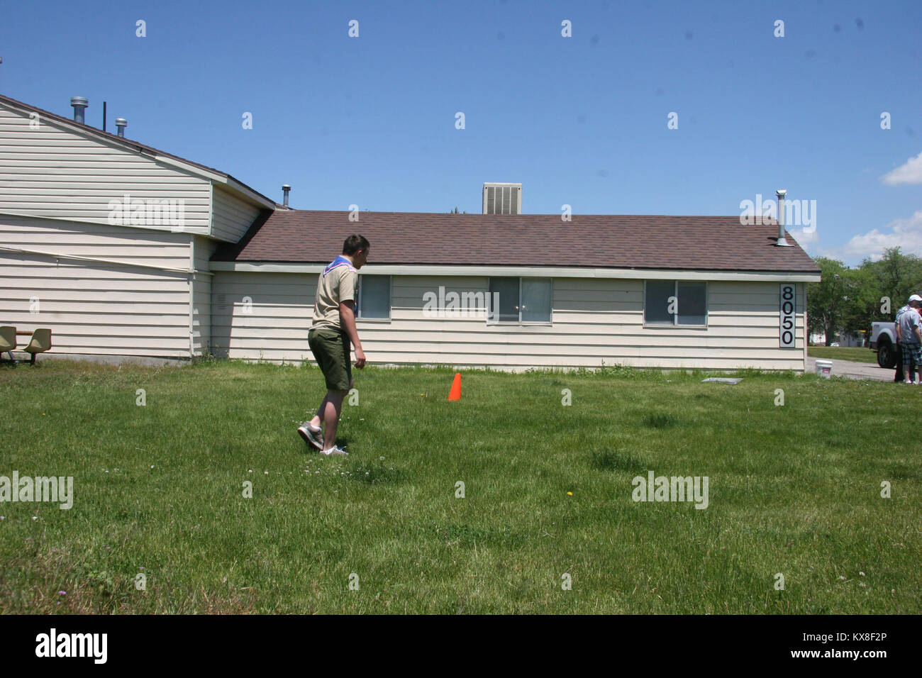 US Boy Scouts base housing construction Stock Photo - Alamy