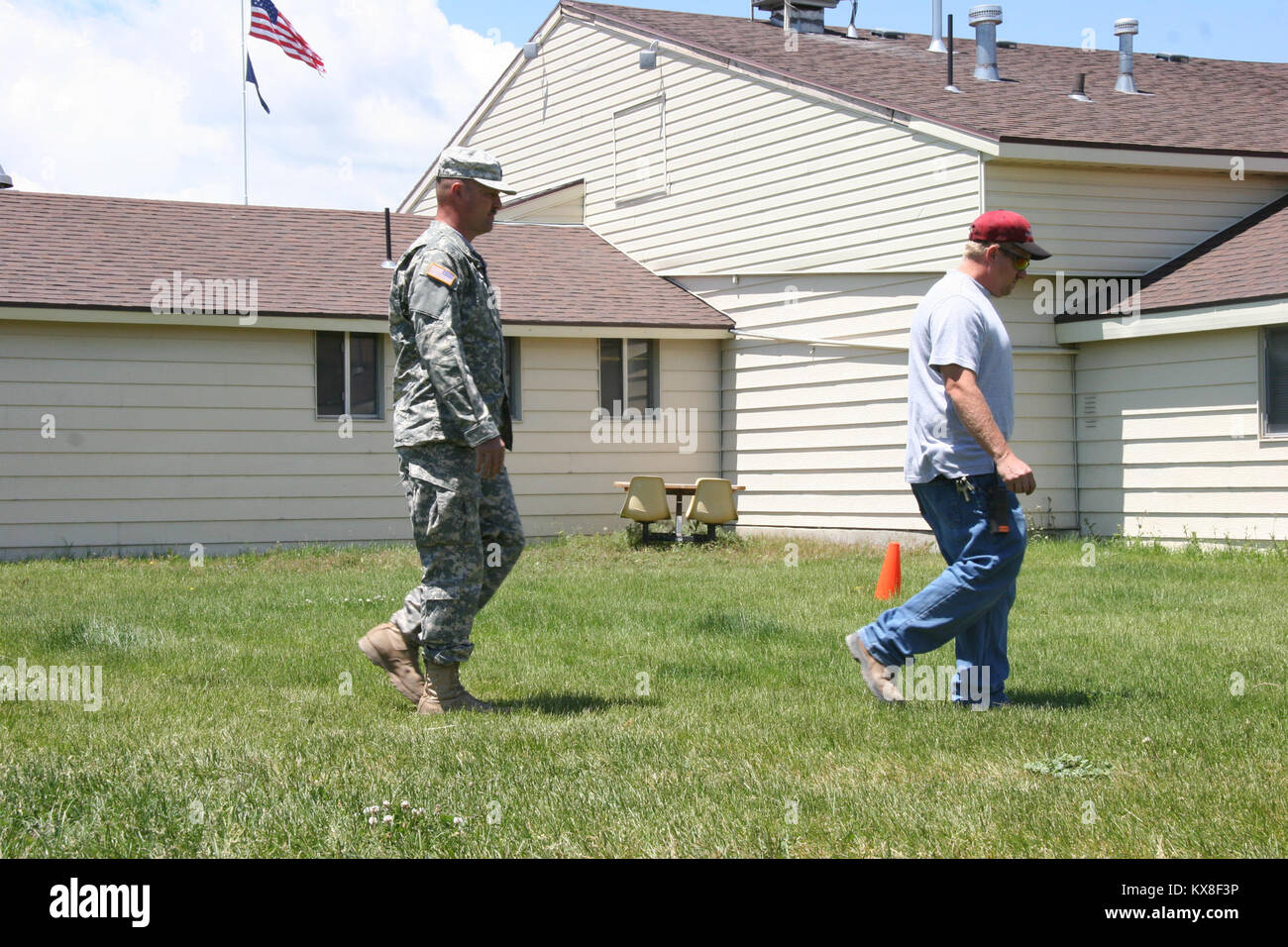 US Boy Scouts base housing construction Stock Photo - Alamy