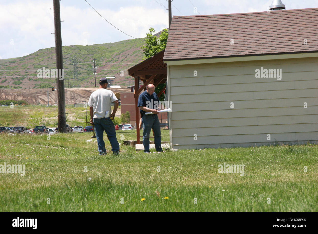 US Boy Scouts base housing construction Stock Photo - Alamy