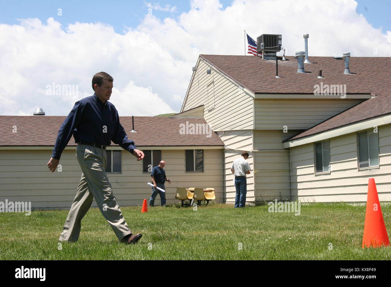 US Boy Scouts base housing construction Stock Photo - Alamy