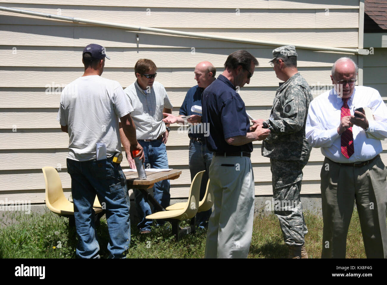 US Boy Scouts base housing construction Stock Photo - Alamy