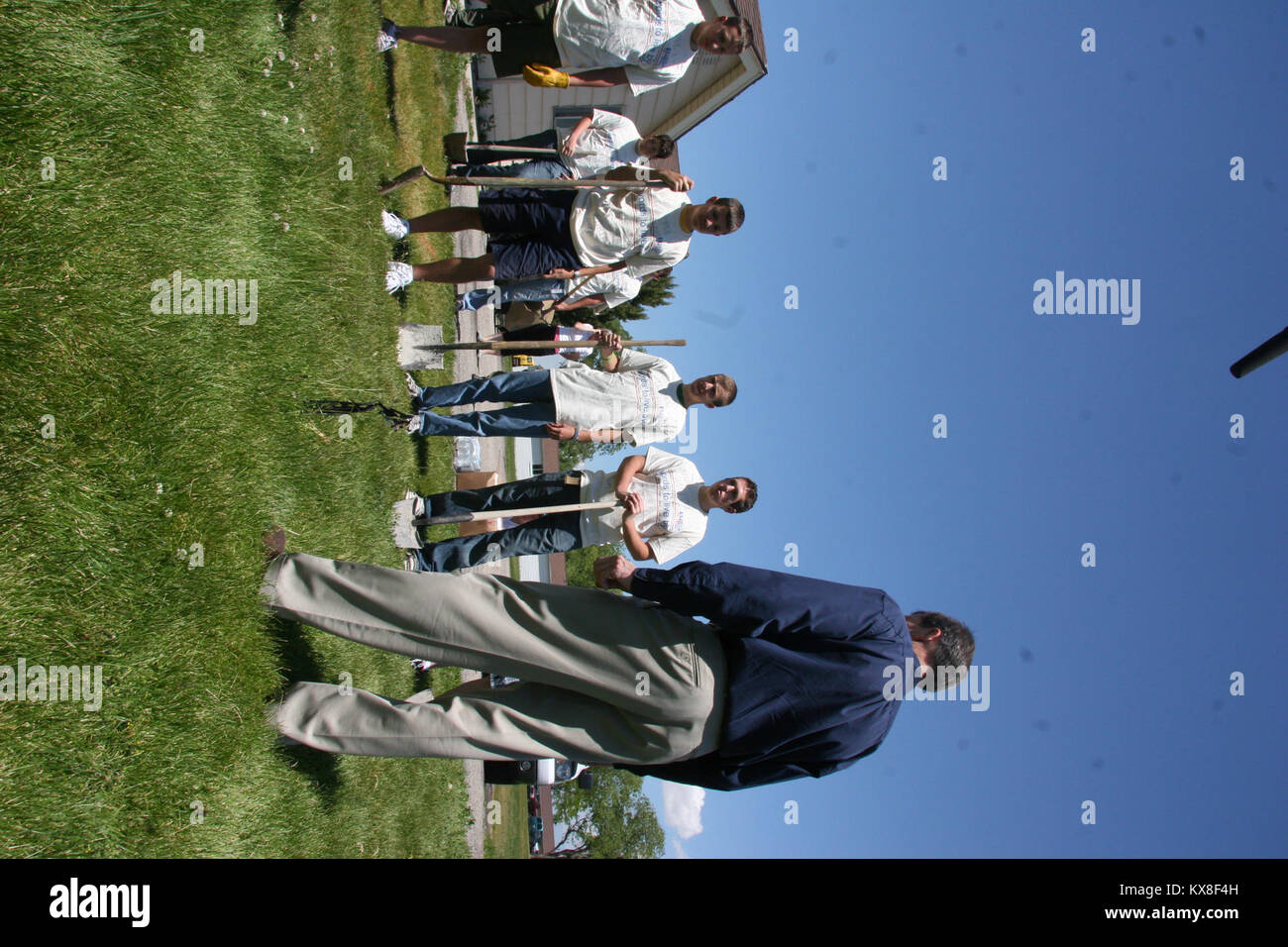 US Boy Scouts base housing construction Stock Photo - Alamy