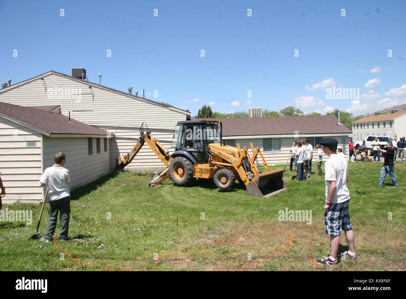 US military base housing construction Stock Photo - Alamy