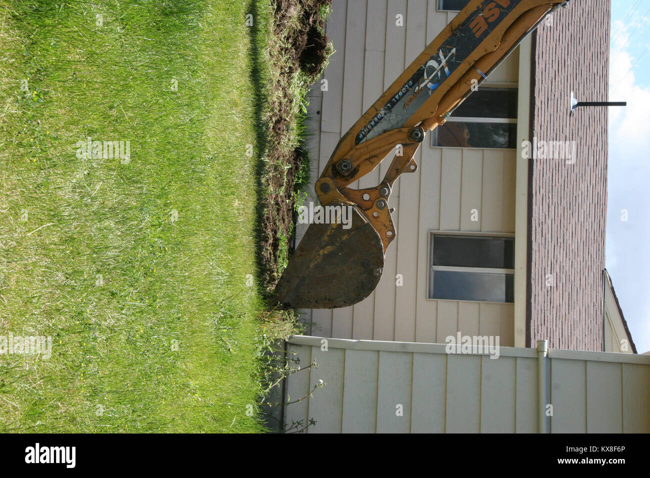 US military base housing construction Stock Photo - Alamy