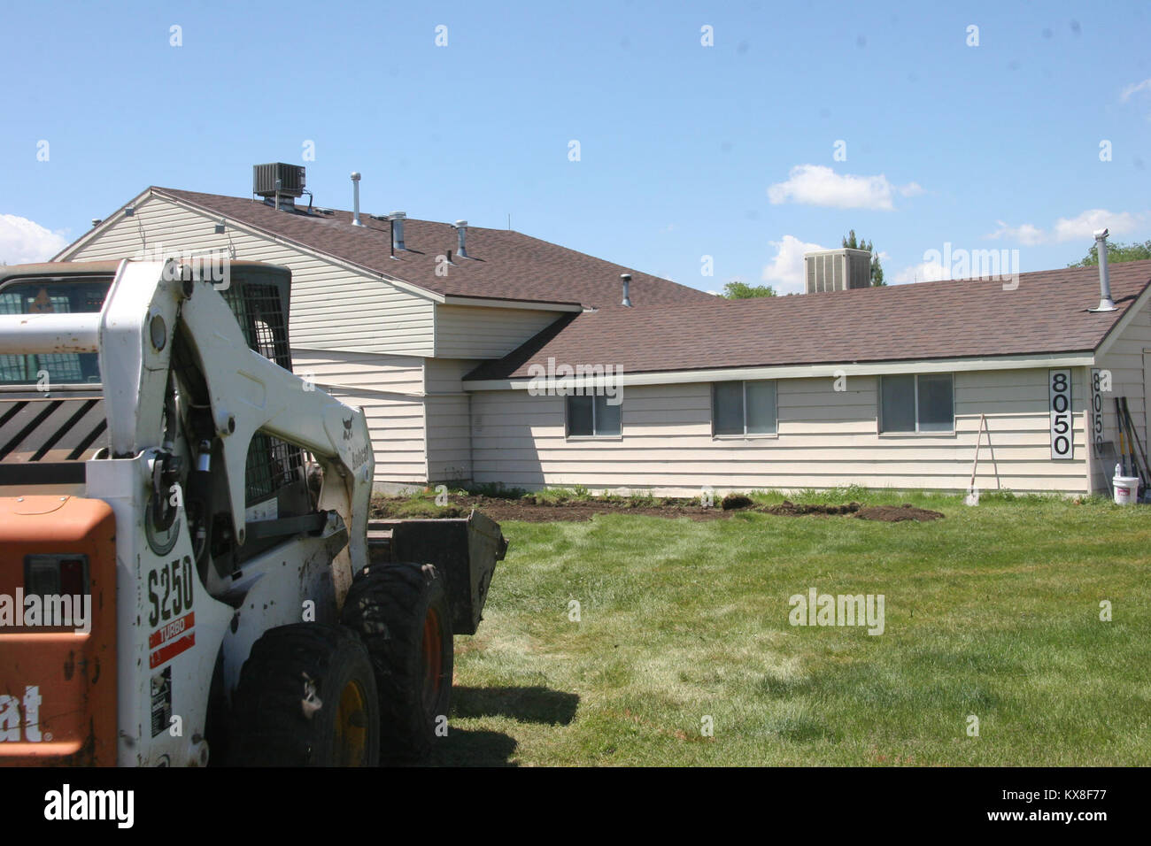 US military base housing construction Stock Photo - Alamy