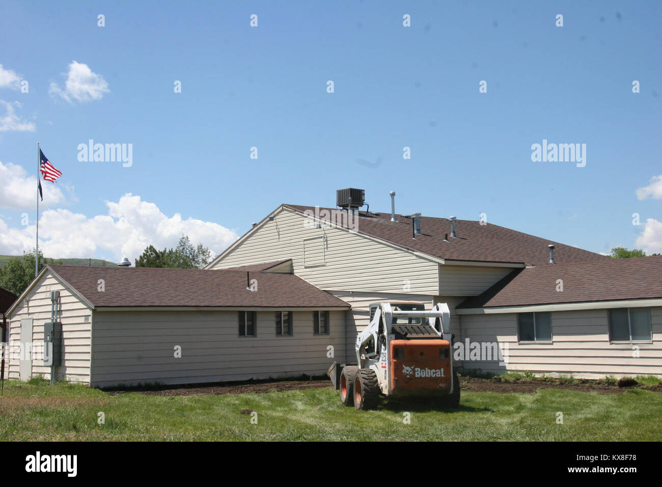 US military base housing construction Stock Photo - Alamy