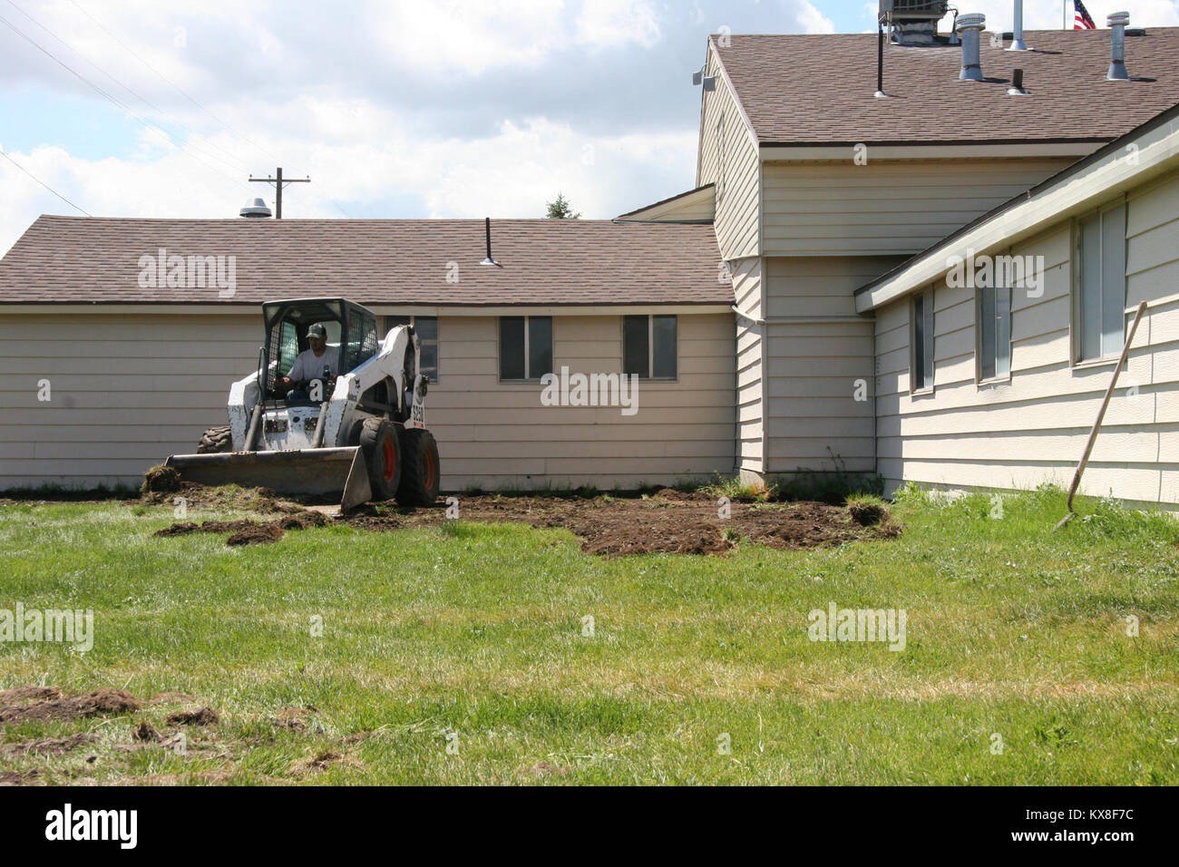 US military base housing construction Stock Photo - Alamy
