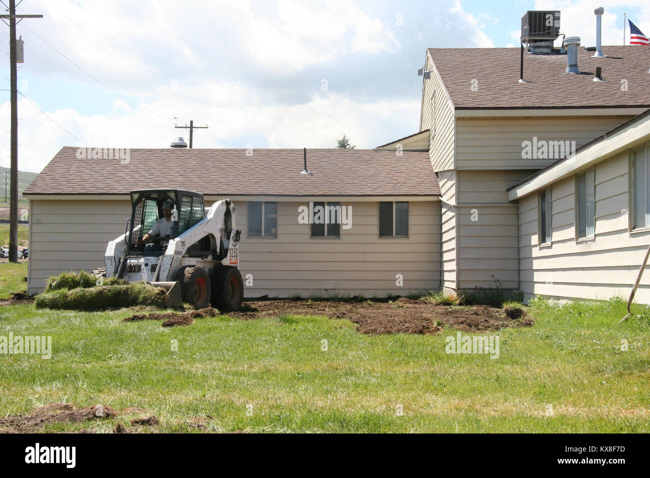 US military base housing construction Stock Photo - Alamy