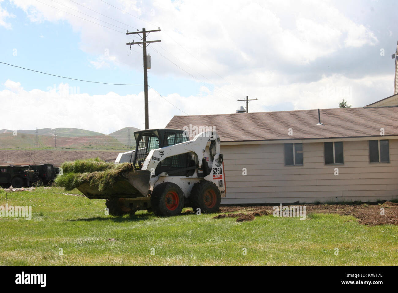US military base housing construction Stock Photo - Alamy