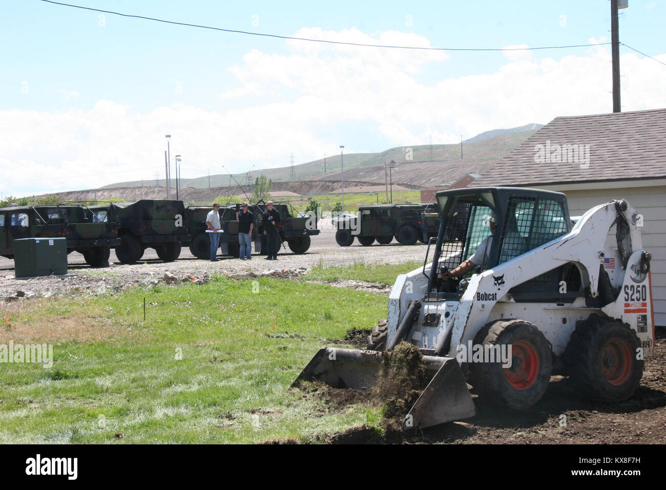 US military base housing construction Stock Photo - Alamy