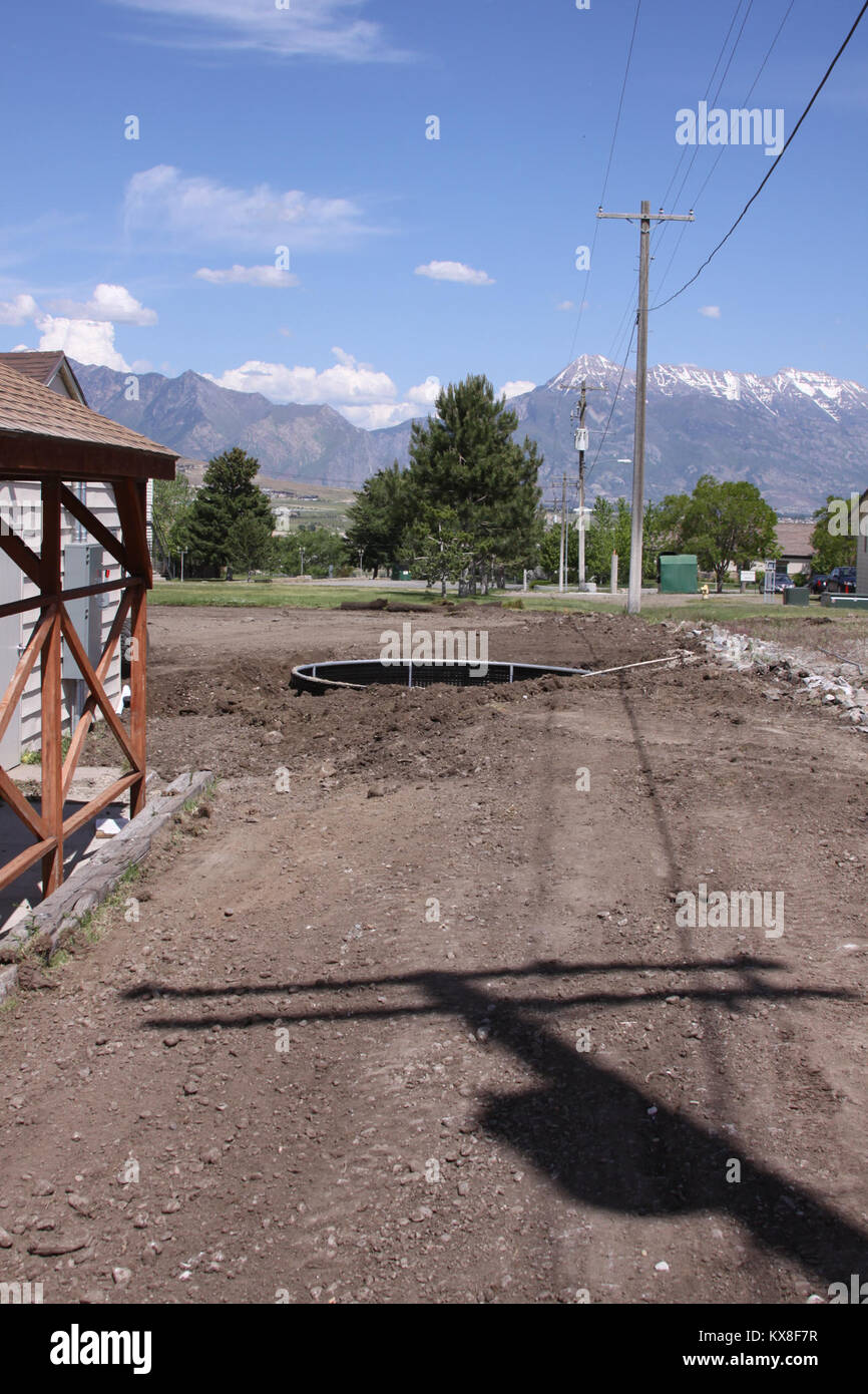US military base housing construction Stock Photo - Alamy