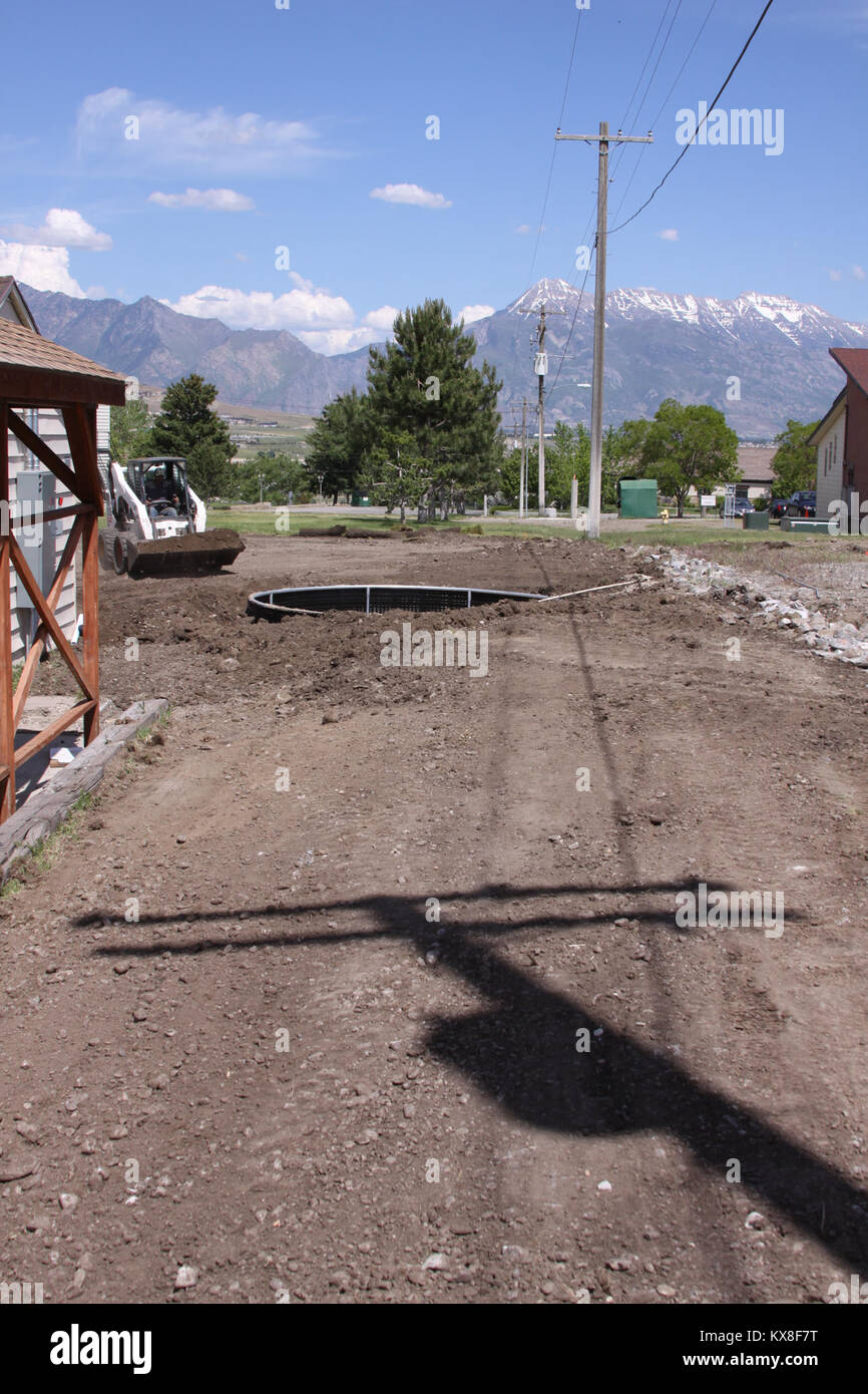US military base housing construction Stock Photo - Alamy
