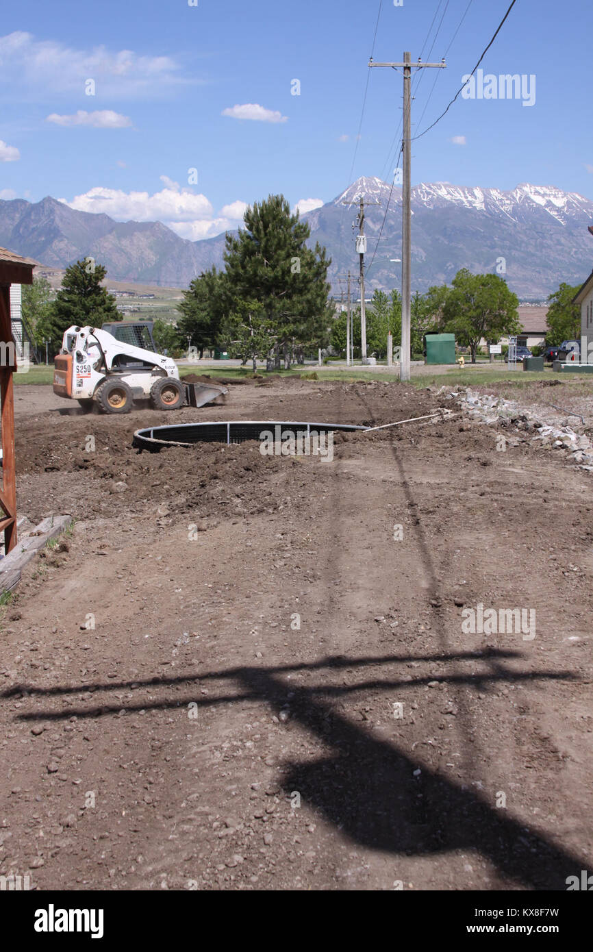US military base housing construction Stock Photo - Alamy