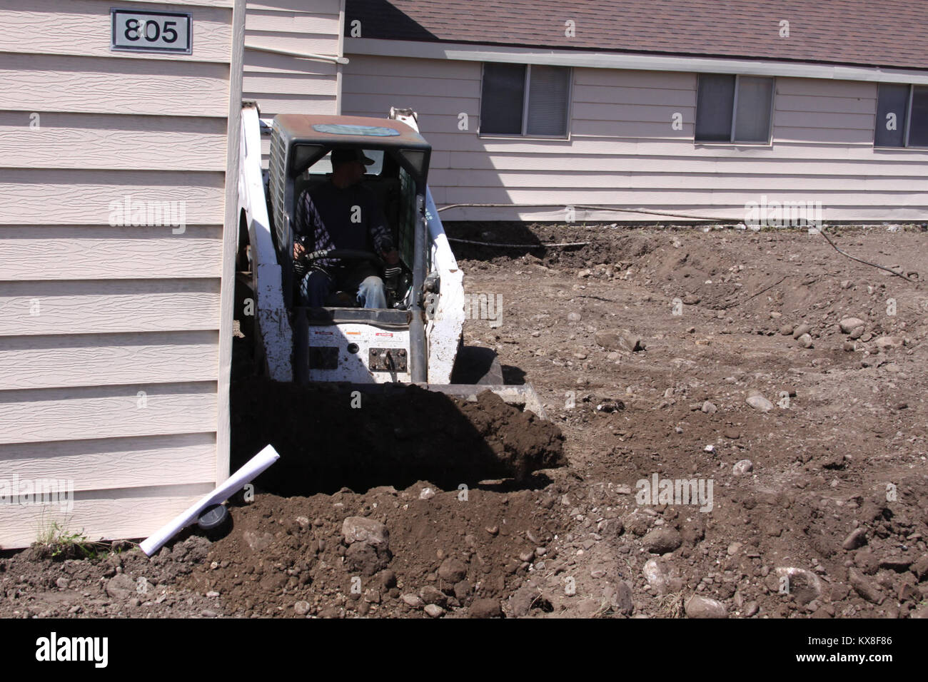 US military base housing construction Stock Photo - Alamy