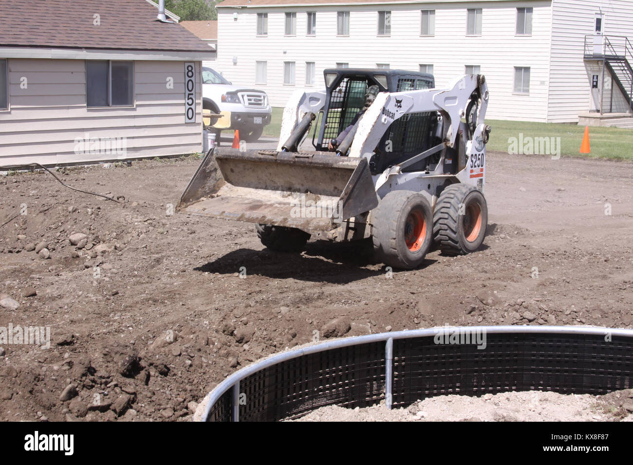 US military base housing construction Stock Photo - Alamy