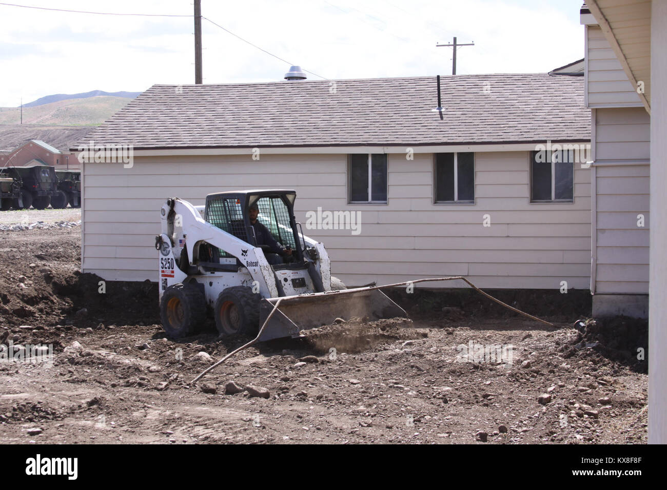 US military base housing construction Stock Photo - Alamy