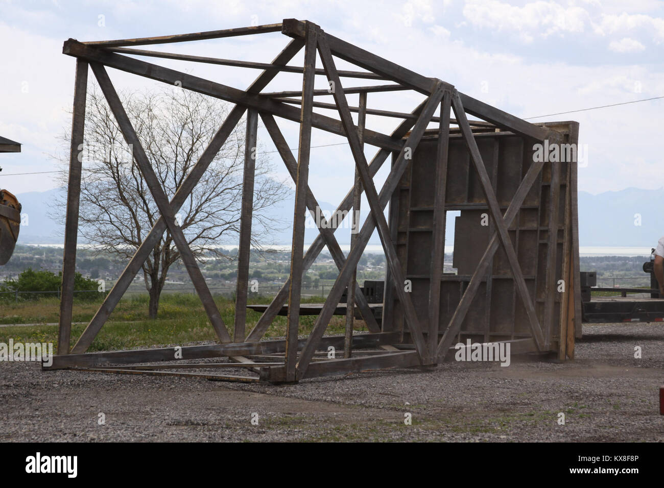 US military base housing construction Stock Photo - Alamy