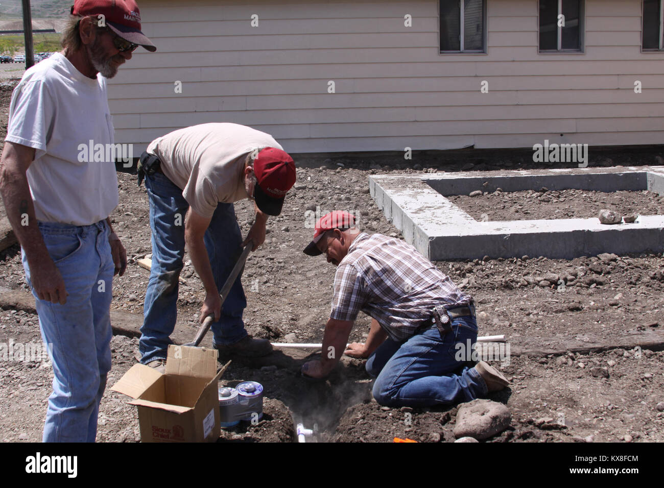 US military base housing construction Stock Photo - Alamy