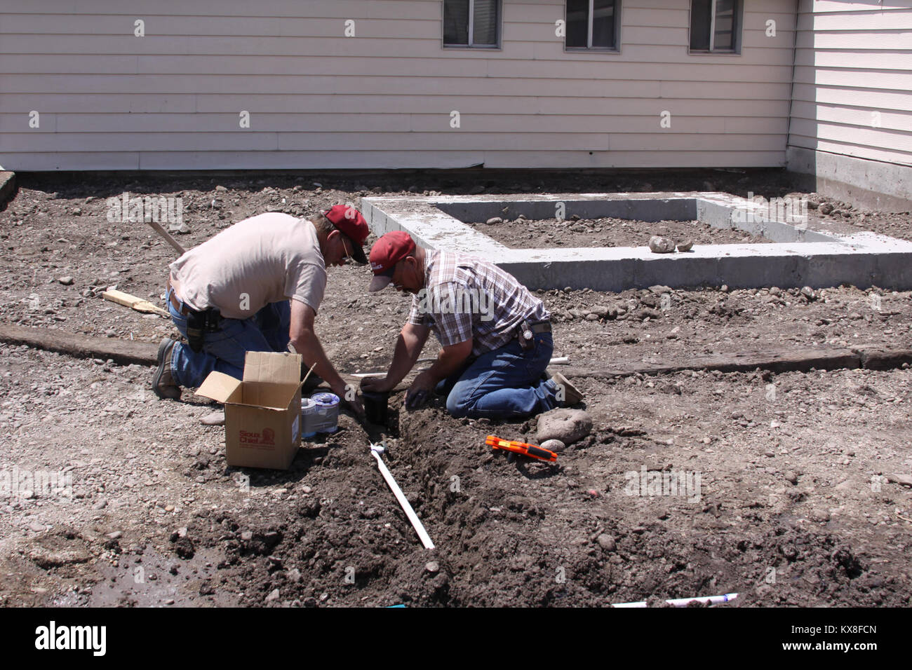 US military base housing construction Stock Photo - Alamy