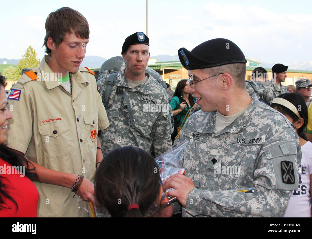 US army family day Stock Photo - Alamy
