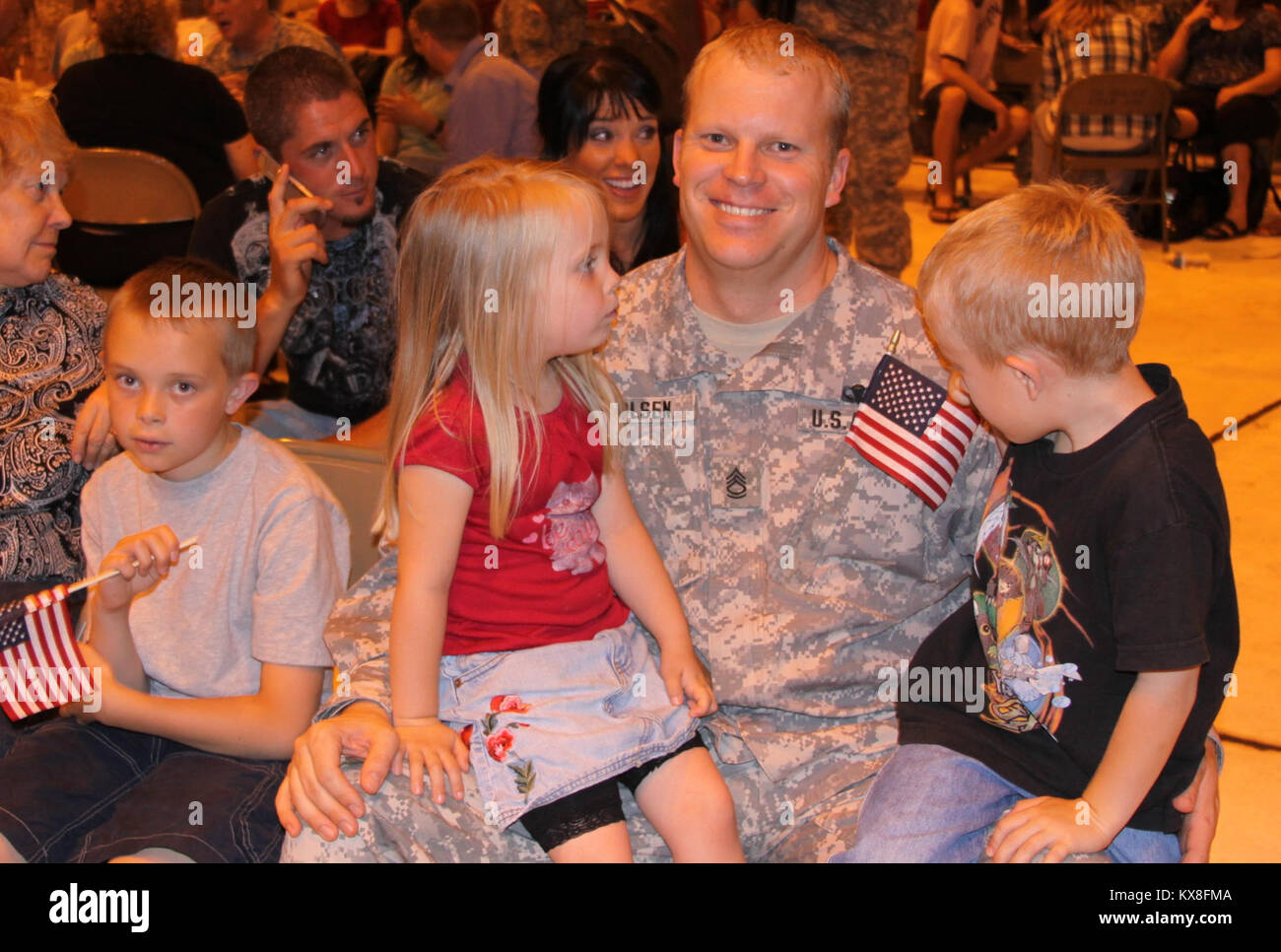 US army family day Stock Photo - Alamy