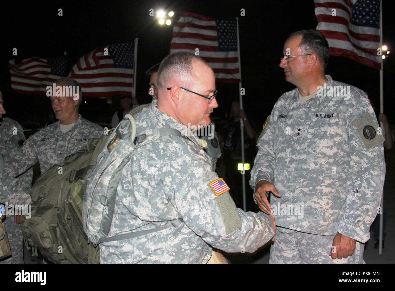 US army farewell before leaving for deployment Stock Photo - Alamy