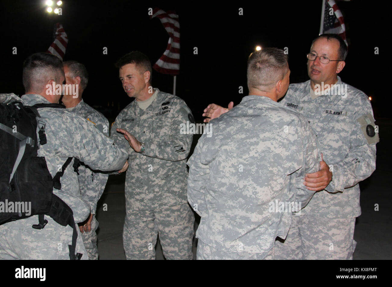 US army farewell before leaving for deployment Stock Photo - Alamy