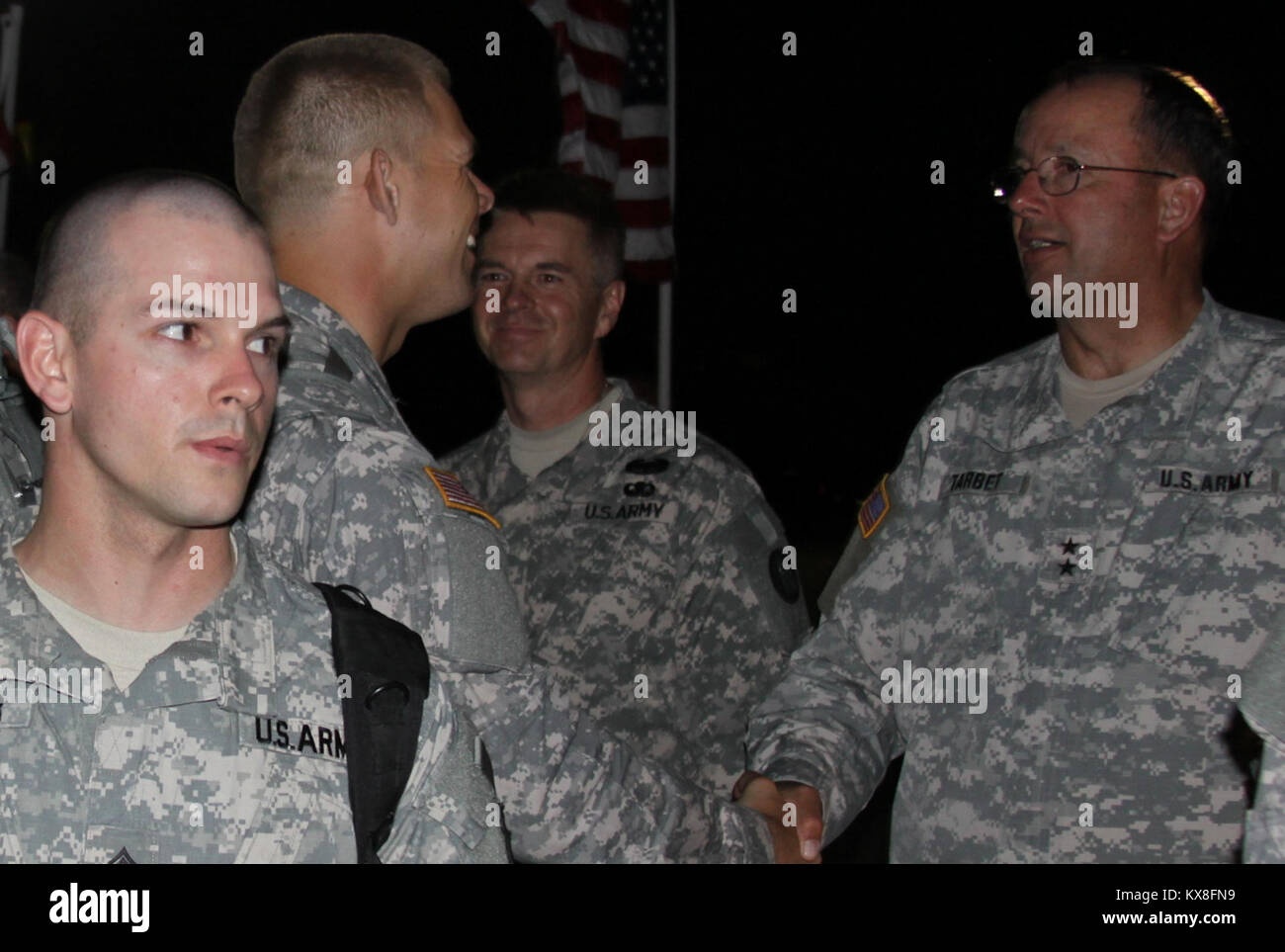 Soldiers with the 141st Military Intelligence Battalion gather at the ...