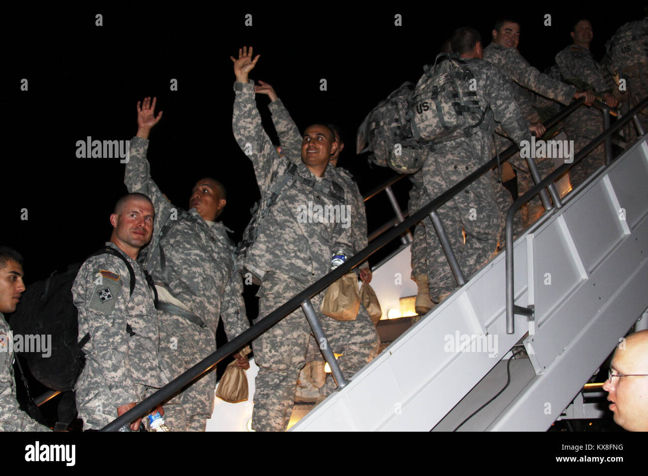 Soldiers with the 141st Military Intelligence Battalion gather at the ...