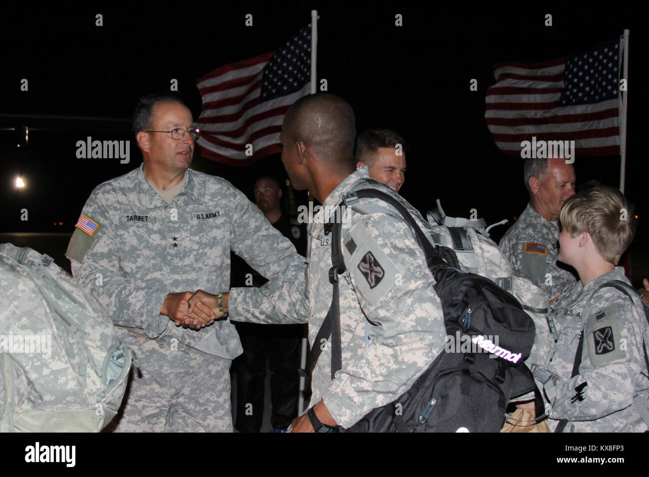 Soldiers with the 141st Military Intelligence Battalion gather at the ...