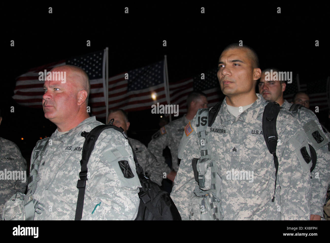 US army farewell before leaving for deployment Stock Photo - Alamy